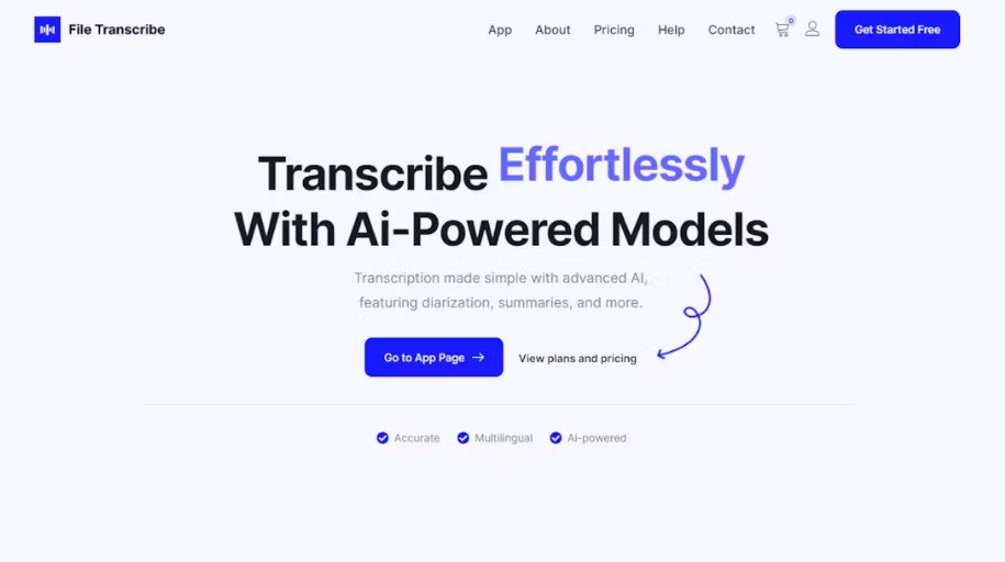 File Transcribe - Transcription made simple with AI for audio and video files | Steemhunt